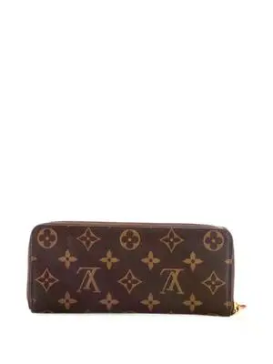LOUIS VUITTON Clemence Wallet Monogram Canvas Small Wallets - Brown