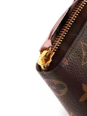 LOUIS VUITTON Clemence Wallet Monogram Canvas Small Wallets - Brown