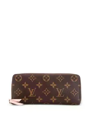 LOUIS VUITTON Clemence Wallet Monogram Canvas Small Wallets - Brown