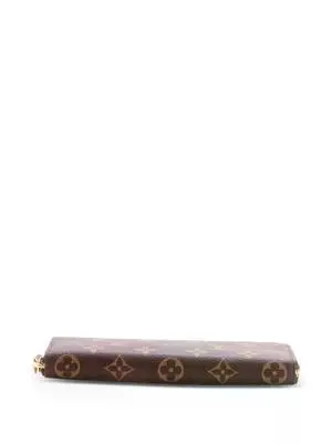 LOUIS VUITTON Clemence Wallet Monogram Canvas Small Wallets