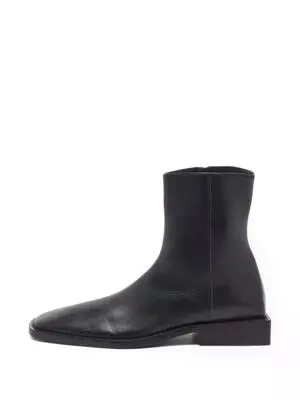 Balenciaga Bb Leather Ankle Boots