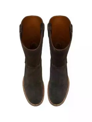 BUTTERO® Chianti Panelled Suede Boots