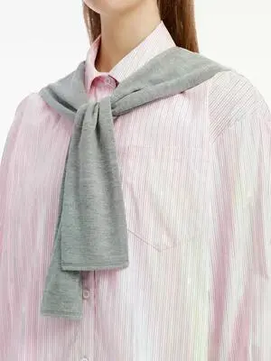 B+AB Vertical Stripe Button-up Shirt