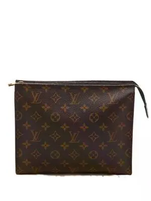 LOUIS VUITTON Medium Pochette Toilette Monogram Clutch Bag