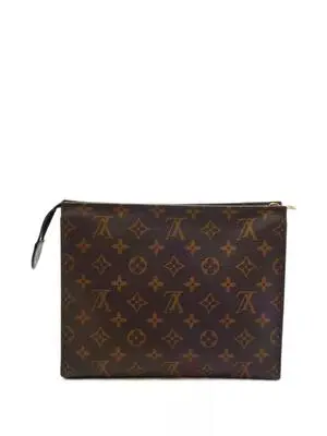 LOUIS VUITTON Medium Pochette Toilette Monogram Clutch Bag