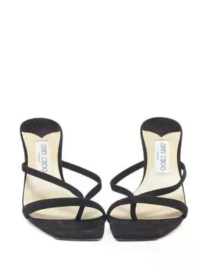 JIMMY CHOO Maelie Square-toe Sandals