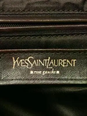 Saint Laurent Leather Pleated Shoulder Bag