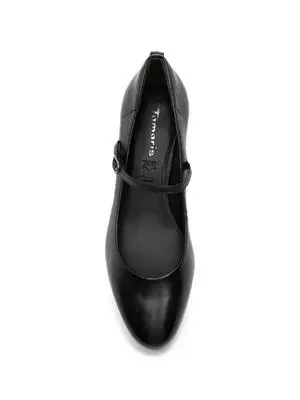 TAMARIS Buckle-fastening Leather Heeled Pumps