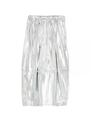 MELITTA BAUMEISTER Metallic Pencil Skirt - Silver
