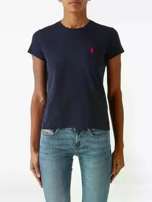 Polo Ralph Lauren Logo Embroidered T-shirt - Blue