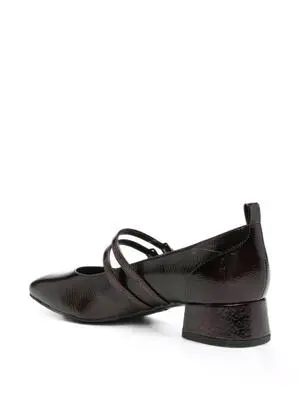 TAMARIS Buckle-strap Block-heel Pumps