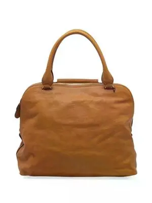 Chloé Elsie Turn-lock Satchel Bag - Brown