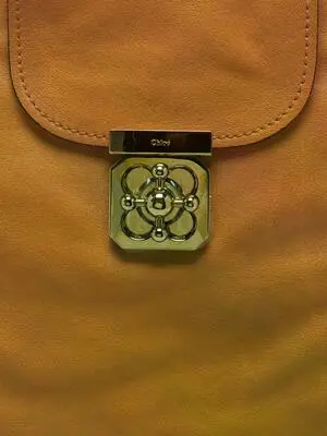 Chloé Elsie Turn-lock Satchel Bag - Brown