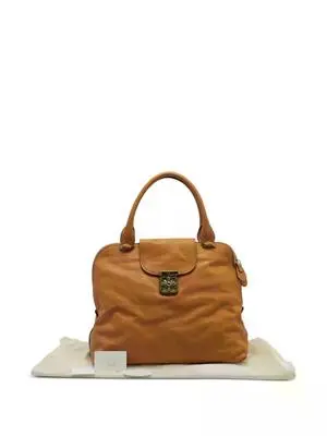 Chloé Elsie Turn-lock Satchel Bag - Brown