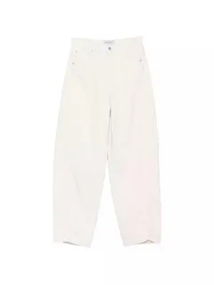 ERMANNO FIRENZE Logo Patch Jeans - White