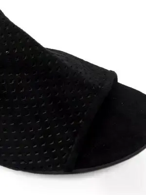 STUART WEITZMAN Perforated Ankle-strap Sandals
