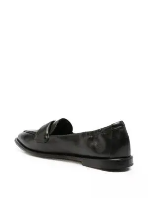 POMME D´OR Pointed-toe Leather Loafers