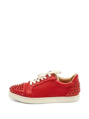 CHRISTIAN LOUBOUTIN Vieira Spike Sneakers - Red