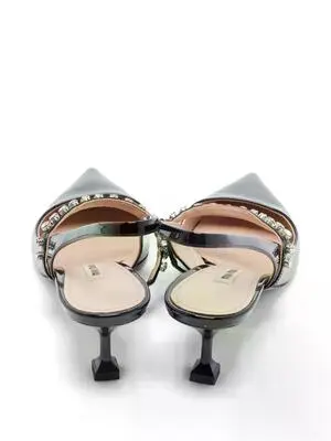 Miu Miu Crystal-embellished Pumps