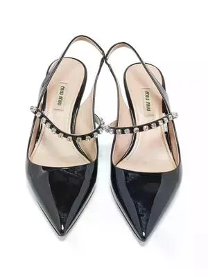 Miu Miu Crystal-embellished Pumps