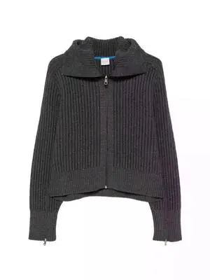 Paul Smith Ribbed-knit Zip-up Sweater