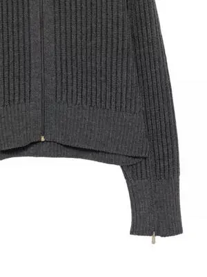 Paul Smith Ribbed-knit Zip-up Sweater