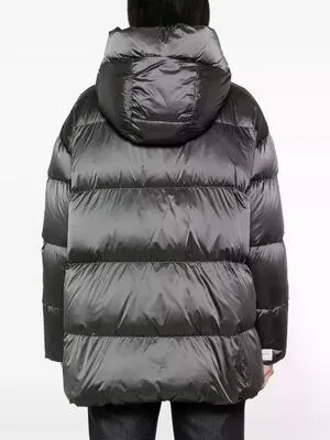 Max Mara Hooded Puffer Jacket - Grey