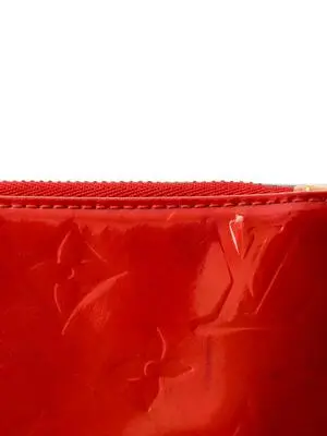 LOUIS VUITTON Lexington Pochette Monogram Vernis Clutch Bag - Red