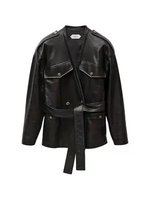 Versace Leather Blouson