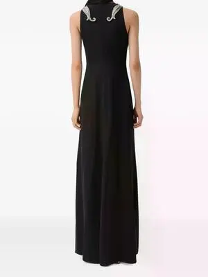 Versace Embroidered Silk Gown