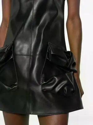 Viktor & Rolf Sleeveless Draped-pocket Mini Dress