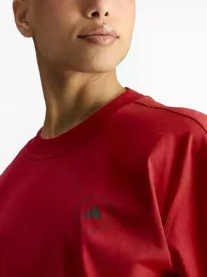 Adidas By Stella McCartney Loose Logo Print T-shirt - Red