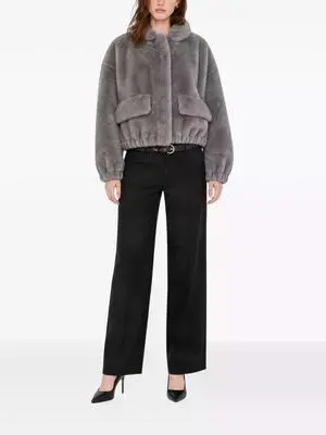 Liu Jo Faux-fur Elasticated-trim Jacket