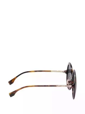Fendi Tortoiseshell Round Sunglasses