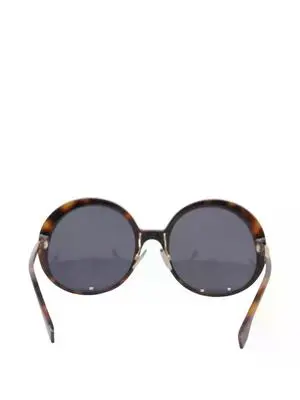 Fendi Tortoiseshell Round Frame Sunglasses