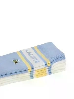 Lacoste 3-pack Striped Cotton Socks