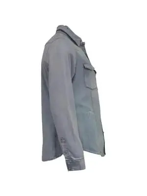 Givenchy Distressed Slim-fit Denim Shirt