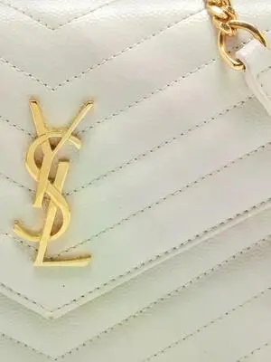 Saint Laurent Cassandre Envelope Matelassé Clutch Bag