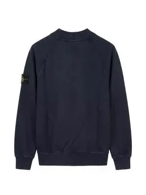 Stone Island Logo-patch Raglan-sleeve Sweater