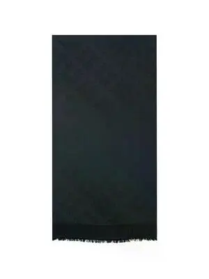 Mulberry Tree Jacquard Scarf - Black