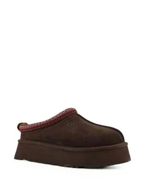 UGG Tazz Embroidered Suede Slippers