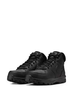 Nike Manoa Leather High Top Sneakers - Black
