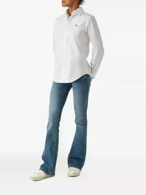 Polo Ralph Lauren Slim Fit Cotton Shirt With Embroidered Pony