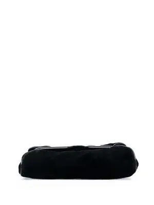 Bottega Veneta 2007 Velvet And Patent Clutch Bag