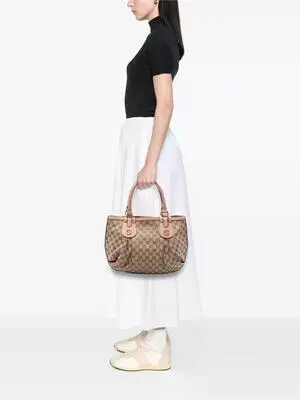Gucci 2000-2015 Gg Canvas Scarlett Tote Bag