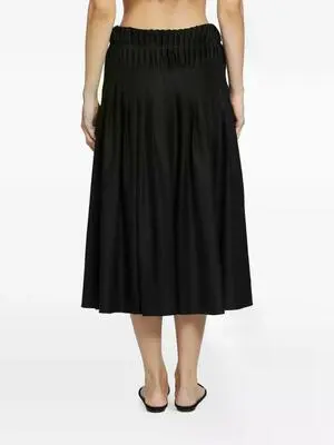 PAULINE DUJANCOURT Georgina Pleated Midi Skirt