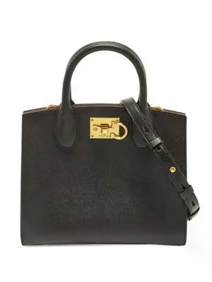FERRAGAMO Mini Studio Box Tote Bag