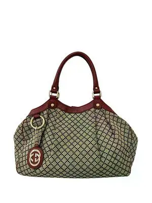 Gucci 2000-2015 Medium Diamante Canvas Sukey Tote Bag