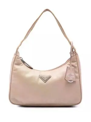 Prada Mini Tessuto Re Edition 2000 Shoulder Bag - Neutrals