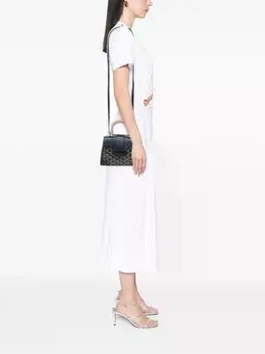 Goyard 2018 Mini Goyardine Saigon Souple Satchel